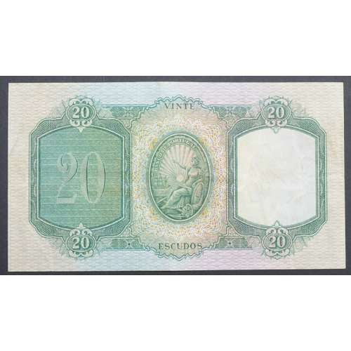 NT.PT.59.B - NOTA DE 20 ESCUDOS 1954 ( CIRCULADA ) "20$00 1954 Ch.6 D ...