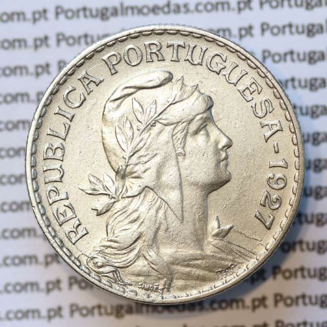 Moedas de 1 escudo de 1927 a 1968