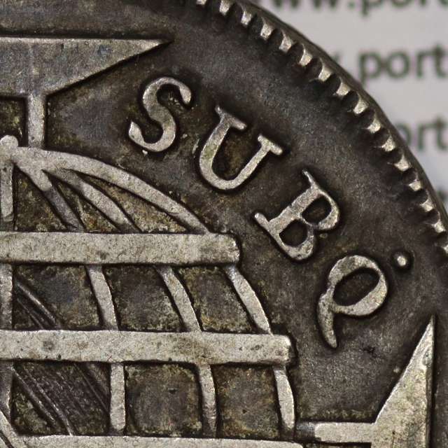 MQ.4D.AG.JO.BR.53.02.A - Moeda 640 Réis 1771 Prata D. José I (Brasil ...