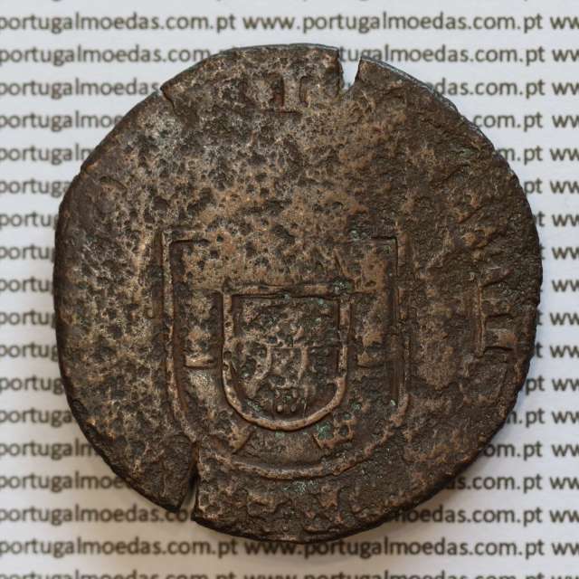 MQ.2I.AG.AN.21.01A - Moeda com carimbo de Açor de D. António 1580-1583 ...