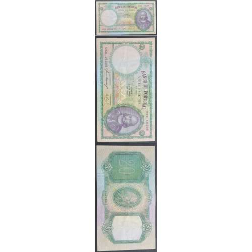 NT.PT.59.D - NOTA DE 20 ESCUDOS 1954 ( CIRCULADA ) "20$00 1954 Ch.6 D ...