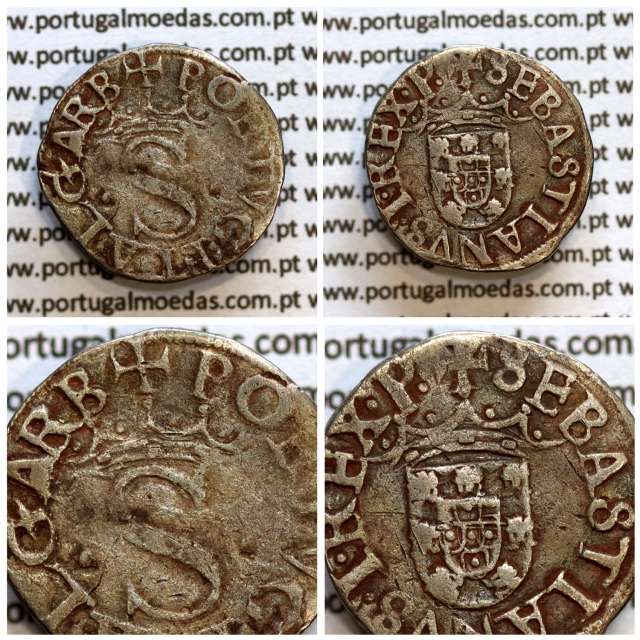 MQ.2D.AG.SE.29.01.A1 - Portugal, silver coin of Vintém D. Sebastião I ...