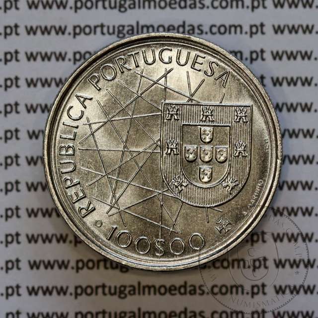 CM.89.AG.R.81.01.A1 - Portugal coin, 100 Escudos Copper-nickel 1989 ...