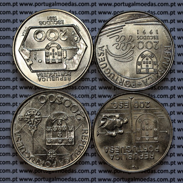 CM.89.AG.R.102.00.SERIE - Portugal, Complete set 4 coins from the 3ª ...
