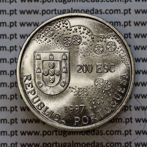 CM.92.AG.R.123.01.A1 - Portugal coin, 200 Escudos 1997 priest Luís ...
