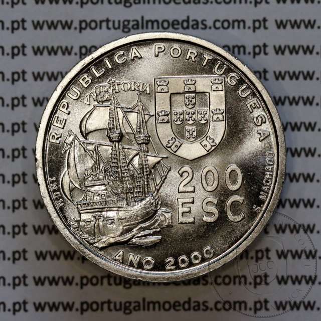 CM.92.AG.R.137.01.A1 - 200 Escudos 2000 Fernão de Magalhães 1519-1522 ...