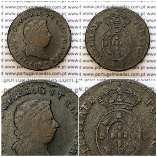 Portuguese coins of King Pedro IV (1826-1828)