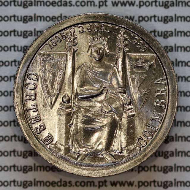CM.89.AG.R.74.05.A1 - Portugal, Set copper-nickel coins, 25 Escudos and ...