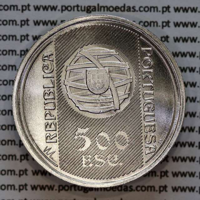 CM.92.AG.R.145.01.A1 - 500 Escudos 1996 Banco de Portugal, moeda prata ...