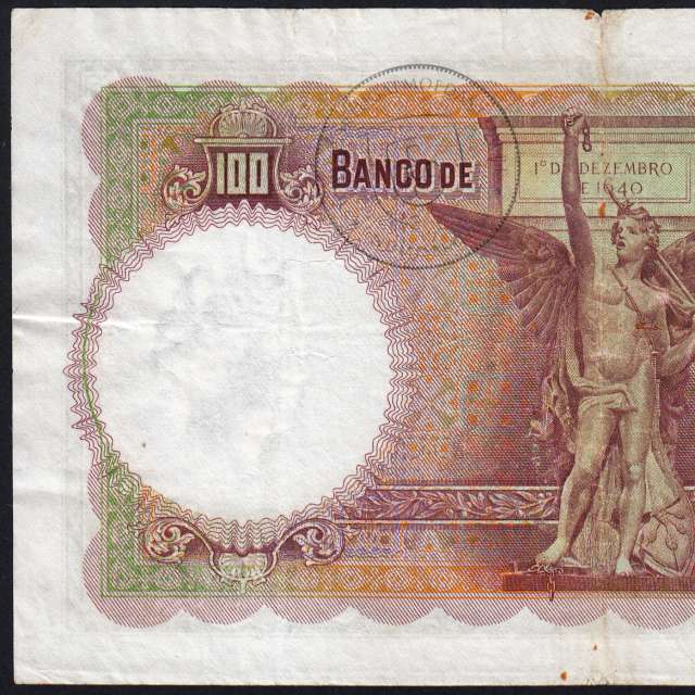 NT.PT.095.ARJ.12937 - 100 Escudos Note 1941 João Ribeiro 13/03/1941 ...