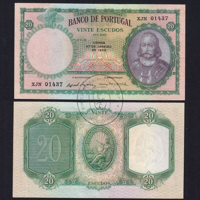 Notas de Portugal de 20$00